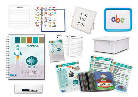 Phonics Launch Classroom Kit: Moving On Set 1 – Pioneer Valley Books