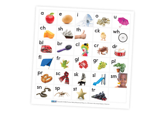 Digraph-Blend Card – Pioneer Valley Books