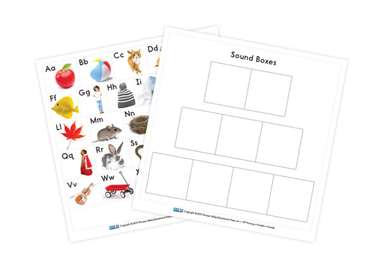 ABC Chart/Sound Box Cards - Set of 6 – Pioneer Valley Books