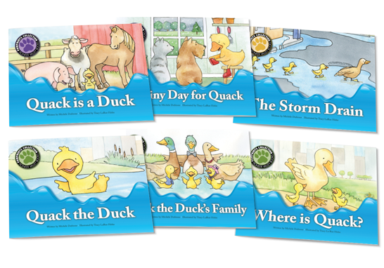 Quack the Duck Set 1 – Pioneer Valley Books